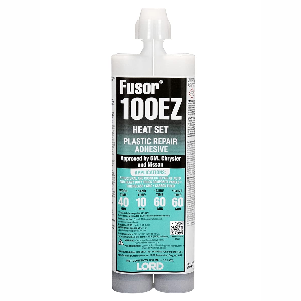 Lord Fusor 100 EZ Plastic Repair Adhesive 7.1oz