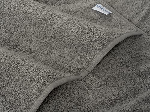 Cotton Paradise, Lounge Chair Towel, 100% Cotton Chaise Lounge Towel with Pocket, Oversized Pool Towel, 30*86 inches Pool Chair Towel, Gray