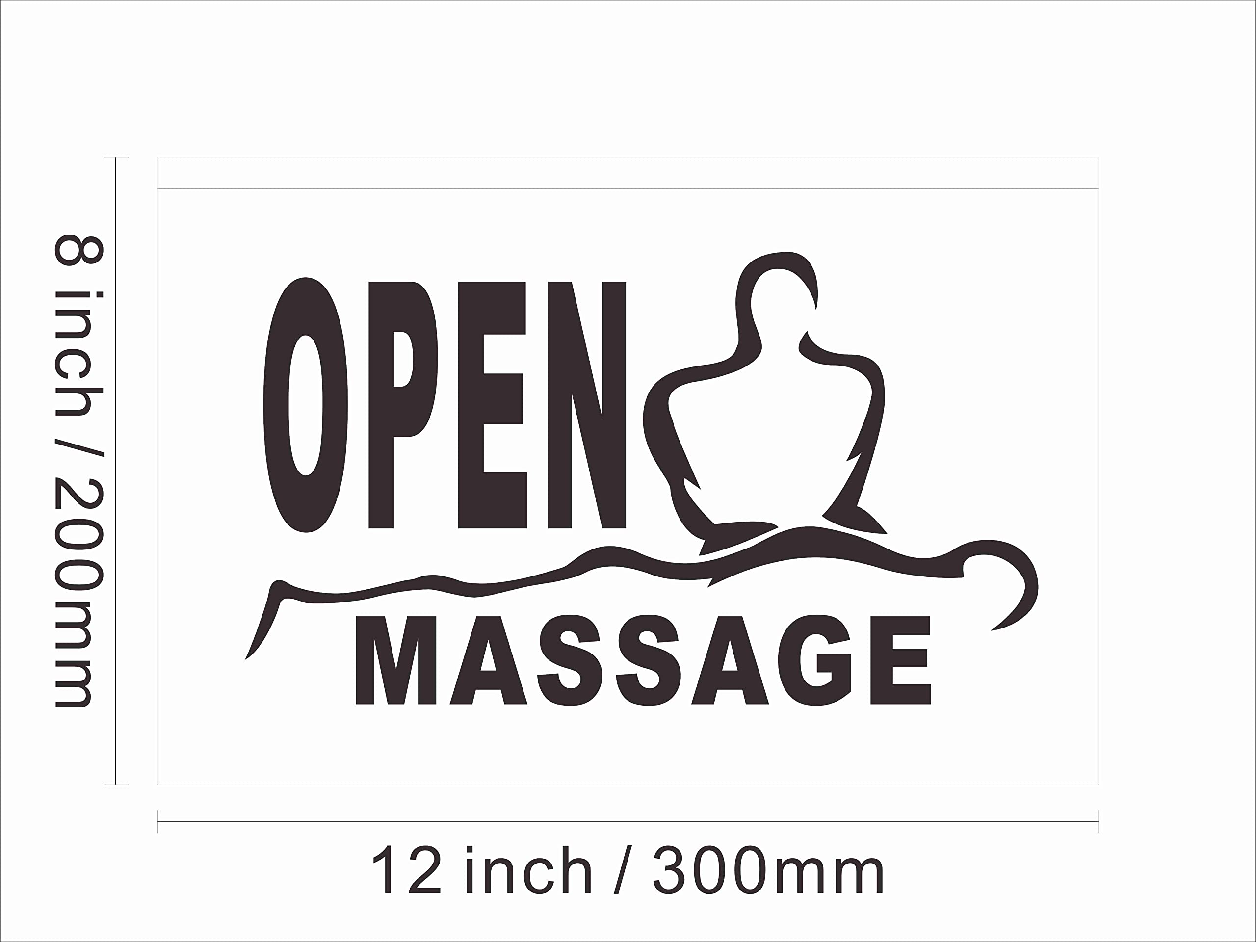 160024 Open Massage Body Foot Shop Salon Center Display LED Light Neon Sign (12" X 8", 16 Colors By Remote)