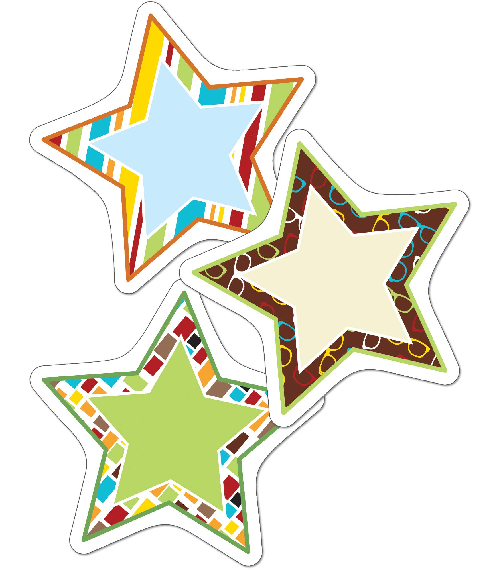 Carson Dellosa – Hipster Lunch Boxes Colorful Cut-Outs, Classroom Décor, 45 Pieces