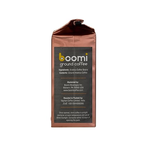 Araku Boomi Anytime Java Coffee (Single Origin Ground Coffee, Medium Roast) | 100% Arabica | Low Acid Coffee, Drip & French Press Coffee Ground (12 Ounce Bag)