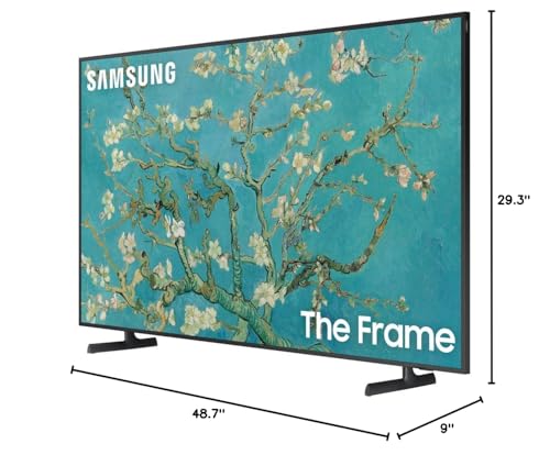 SAMSUNG QN55LS03BAFXZA 55 Inch The Frame 4K UltraHD Smart QLED TV with a HW-Q600C 3.1.2ch Soundbar and Subwoofer with Dolby Atmos (2022)(USED)