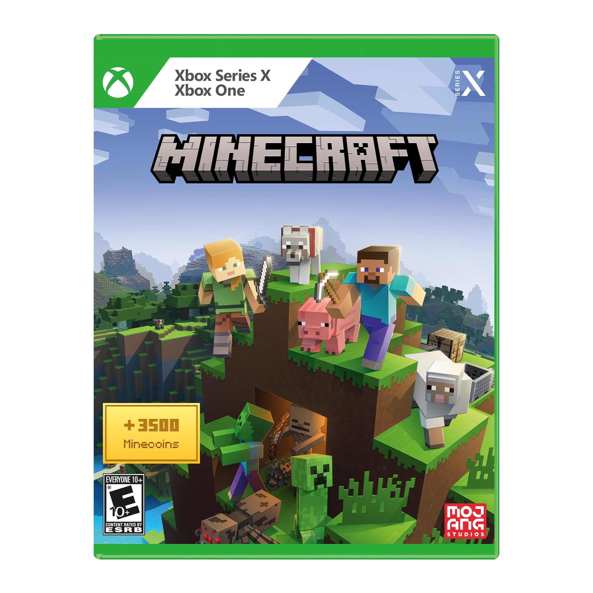 Minecraft with 3500 Minecoins β Xbox Series X, Xbox One
