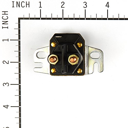 Briggs & Stratton 691656 Starter Solenoid Replaces 691656 555375GS 790951 , Black , 3.15 Inch