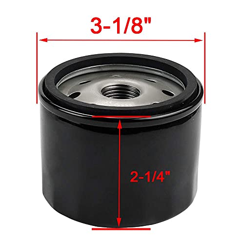 Hipa 698754 273638 Air Filter 691035 Fuel Filter 696854 Oil Filter Spark Plug for Intek Extended Life Series V-Twin 18-26 HP Lawn Mower 499486 499486S 273638