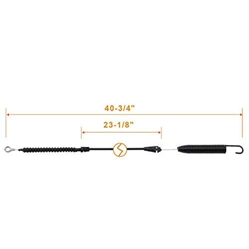 Ganivsor Deck Engagement Cable 946-05124A Replaces MTD Craftsman Huskee Murray 746-05124A 746-05124 946-05124 Lawn Mower