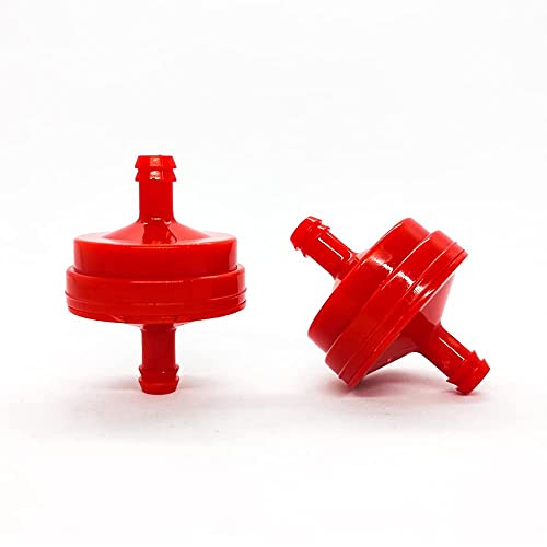 951-3013 394358 298090S Lawn Mower 1/4" Inline Gas Fuel Filter Replace for Briggs Stratton 5018 Toro 42-5240 56-6360 John Deere AM107314 LG298090 LG298090S PT4265 Fuel FilterĀ Pack of 2
