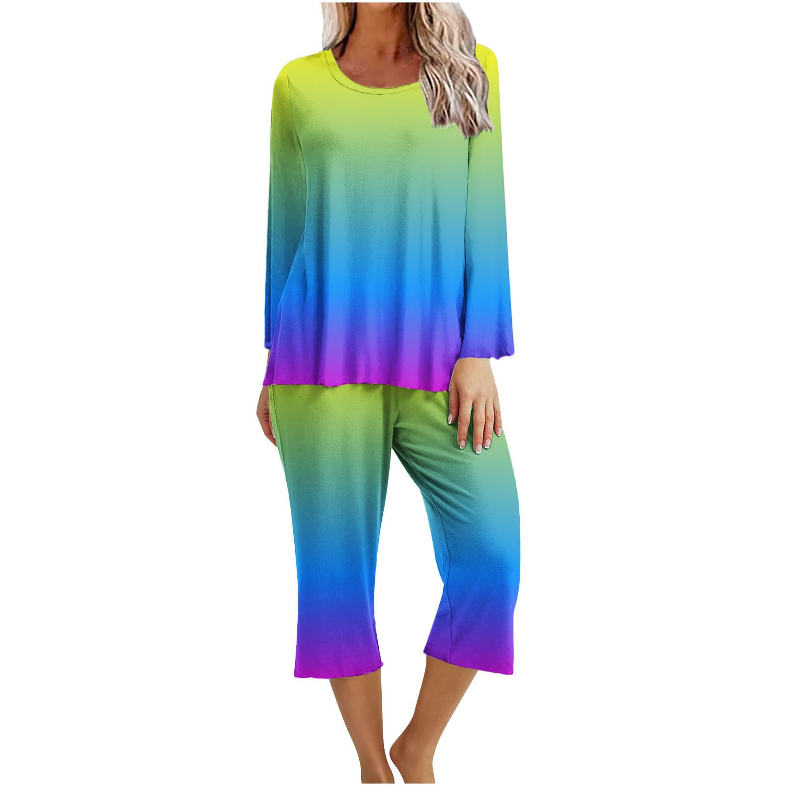 View My Orders Placed Recently by Me Summer Sleepwear for Women Short Sleeve Shirt and Capri Pants Sleepwear Pjs Floral Loungewear Outfit My Orders Placed Recently by Me Today Tracking