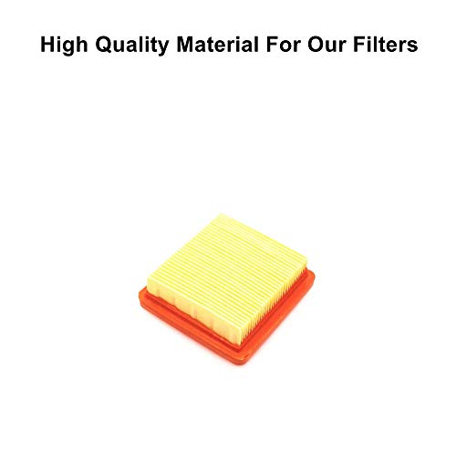 MOWFILL 5 Pack 4180 141 0300 Air Filter Replace for Stihl 4180-141-0300 41801410300 Compatible with STHIL KM91R KM131 FS89 FS91 FS111 FS131 FS311 FC96 String Trimmer Brushcutter Air Cleaner Element