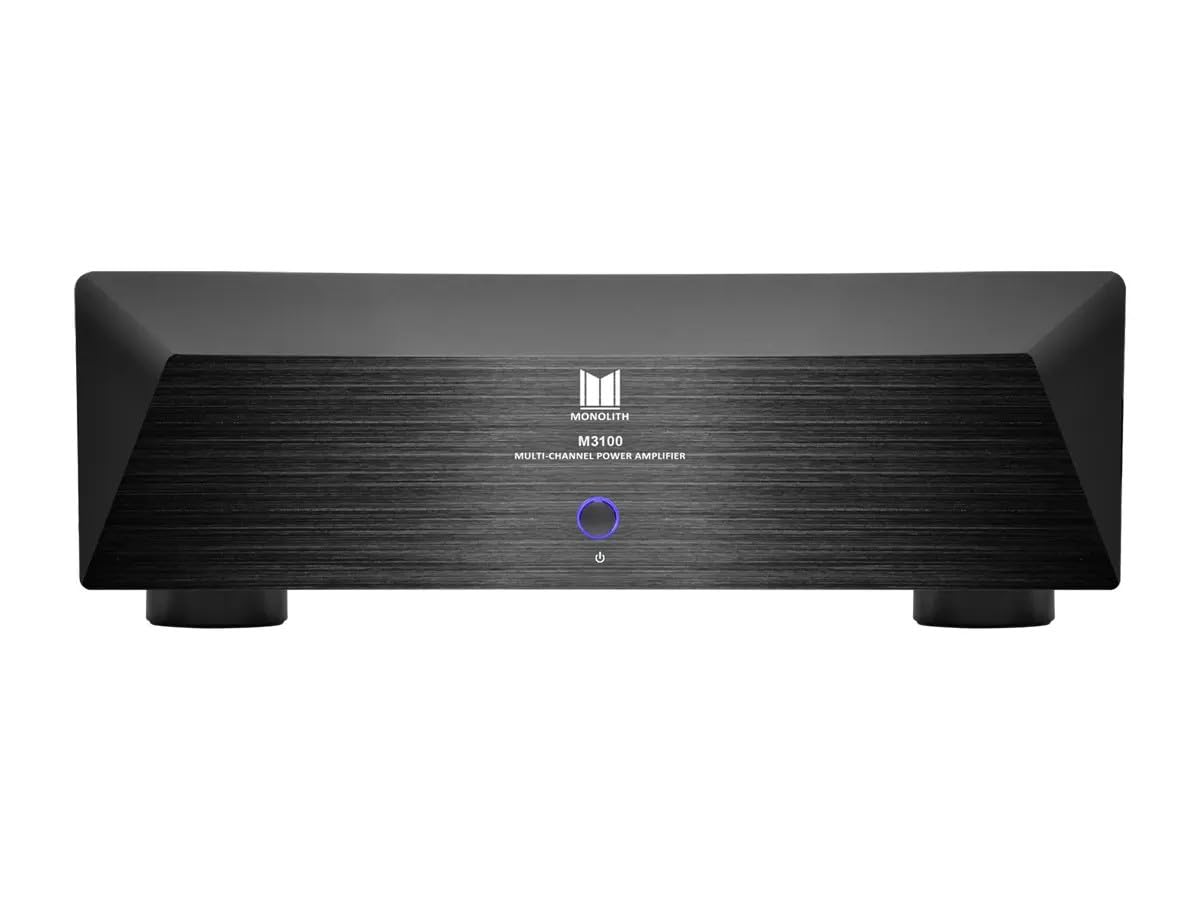 Monolith M3100X 3x90 Watts Per Channel Multi-Channel Home Theater Power Amplifier with RCA & XLR Inputs