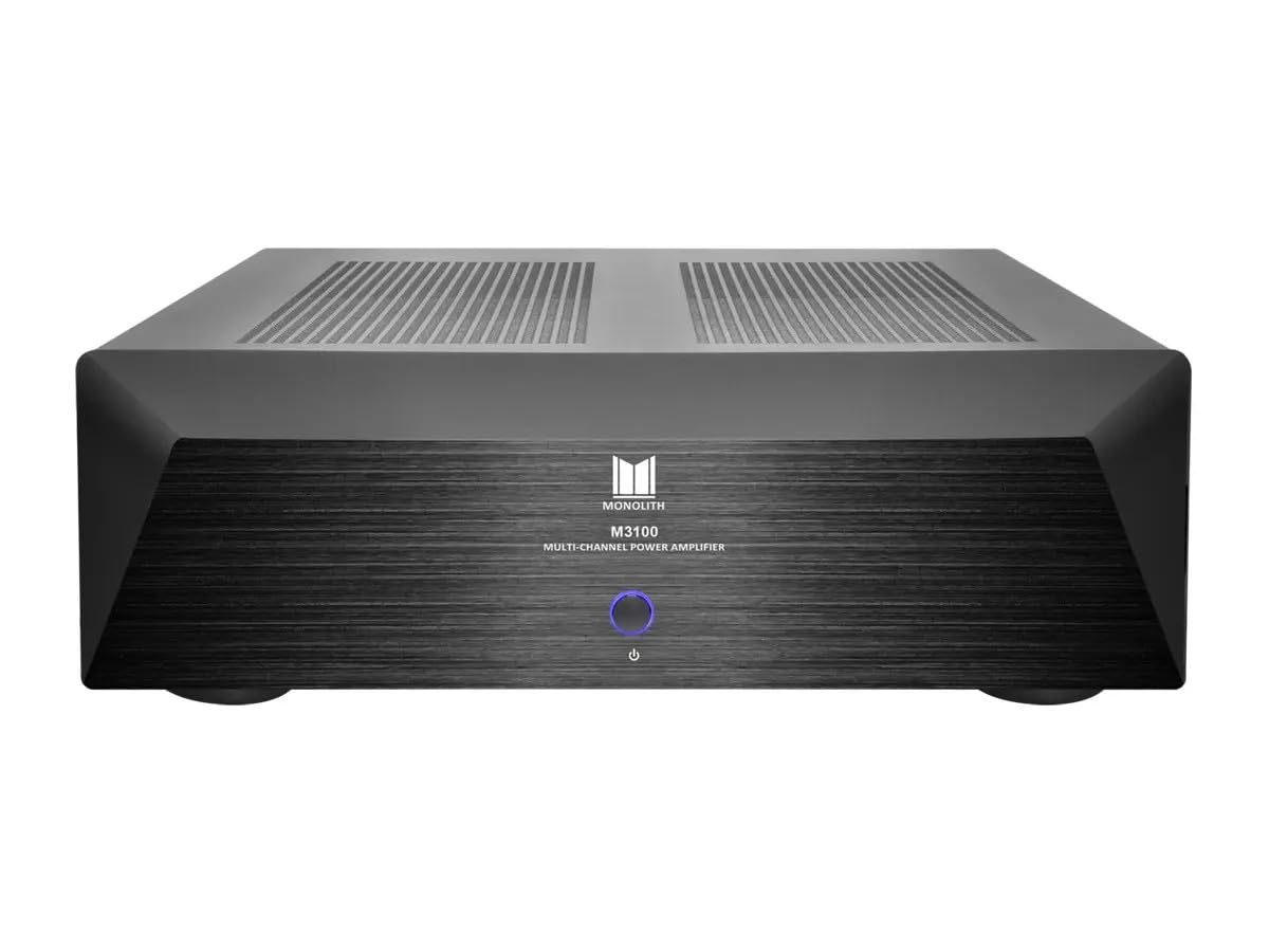 Monolith M3100X 3x90 Watts Per Channel Multi-Channel Home Theater Power Amplifier with RCA & XLR Inputs