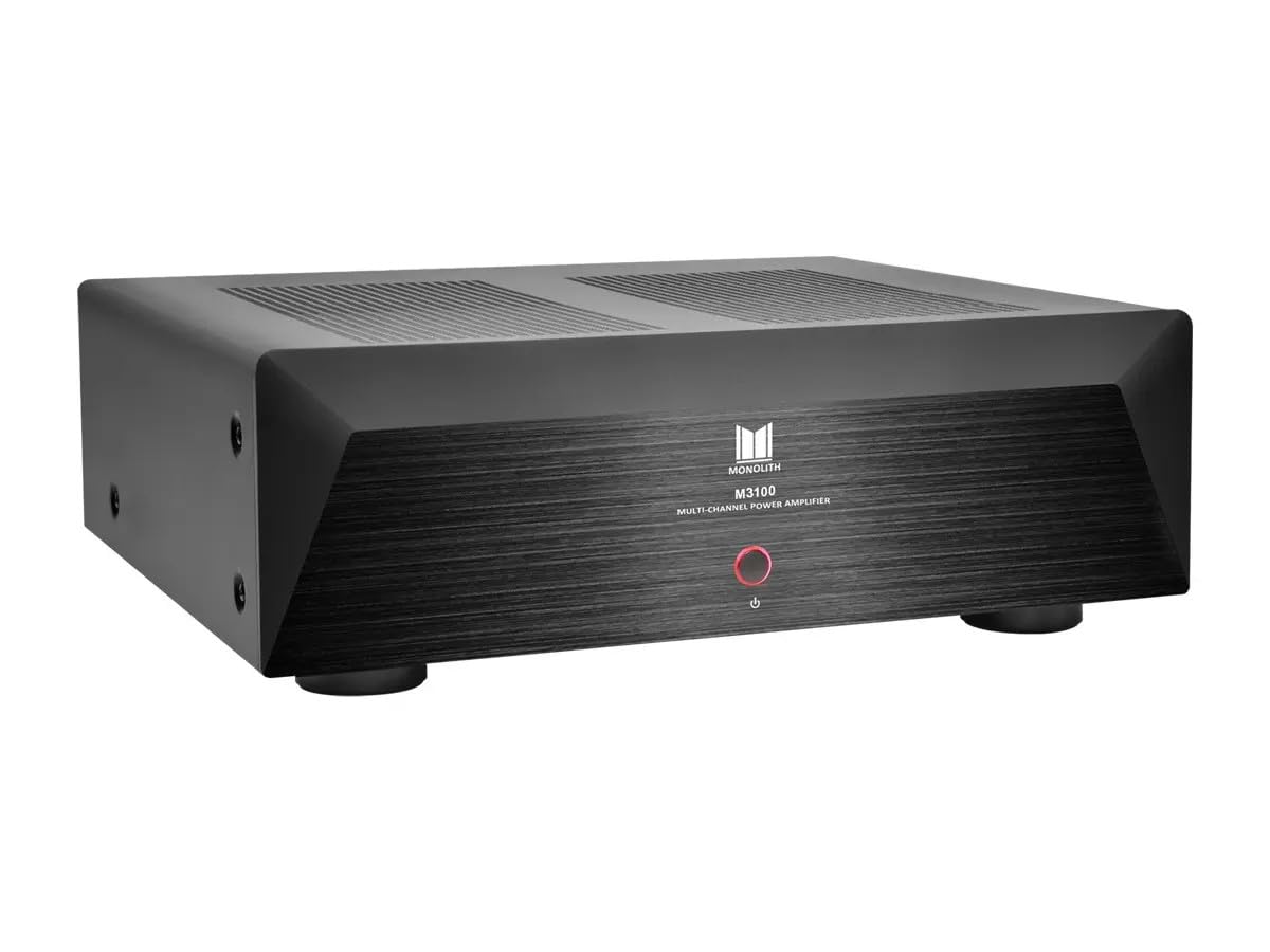 Monolith M3100X 3x90 Watts Per Channel Multi-Channel Home Theater Power Amplifier with RCA & XLR Inputs