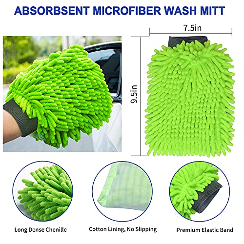 VIGRUE 4000PSI Pressure Washer Undercarriage Cleaner Water Broom, Undercarriage Pressure Washer Attachment, 16 Inch Pressure Washer Accessories with 3 Extension Wands, 4 Nozzles (Green)
