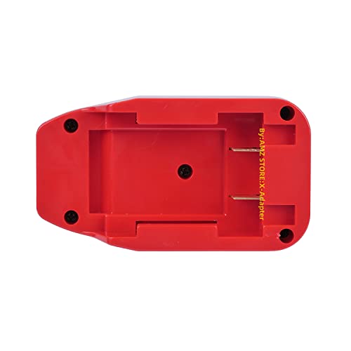 X-Adapter Fits Bauer 20v MAX Cordless Tools Compatible with Black & Decker 20v MAX (NOT Old 18v) Lithium Batteries- Adapter Only, RED (BD-BE20)