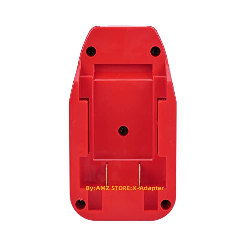 X-Adapter Fits Bauer 20v MAX Cordless Tools Compatible with Black & Decker 20v MAX (NOT Old 18v) Lithium Batteries- Adapter Only, RED (BD-BE20)
