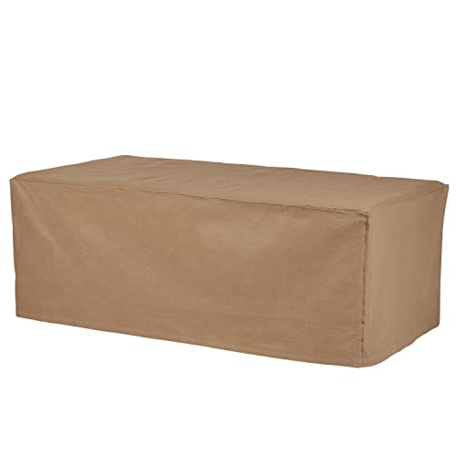 Duck Covers Essential Water-Resistant 47 Inch Rectangular Coffee Table Cover, Outdoor Table Cover