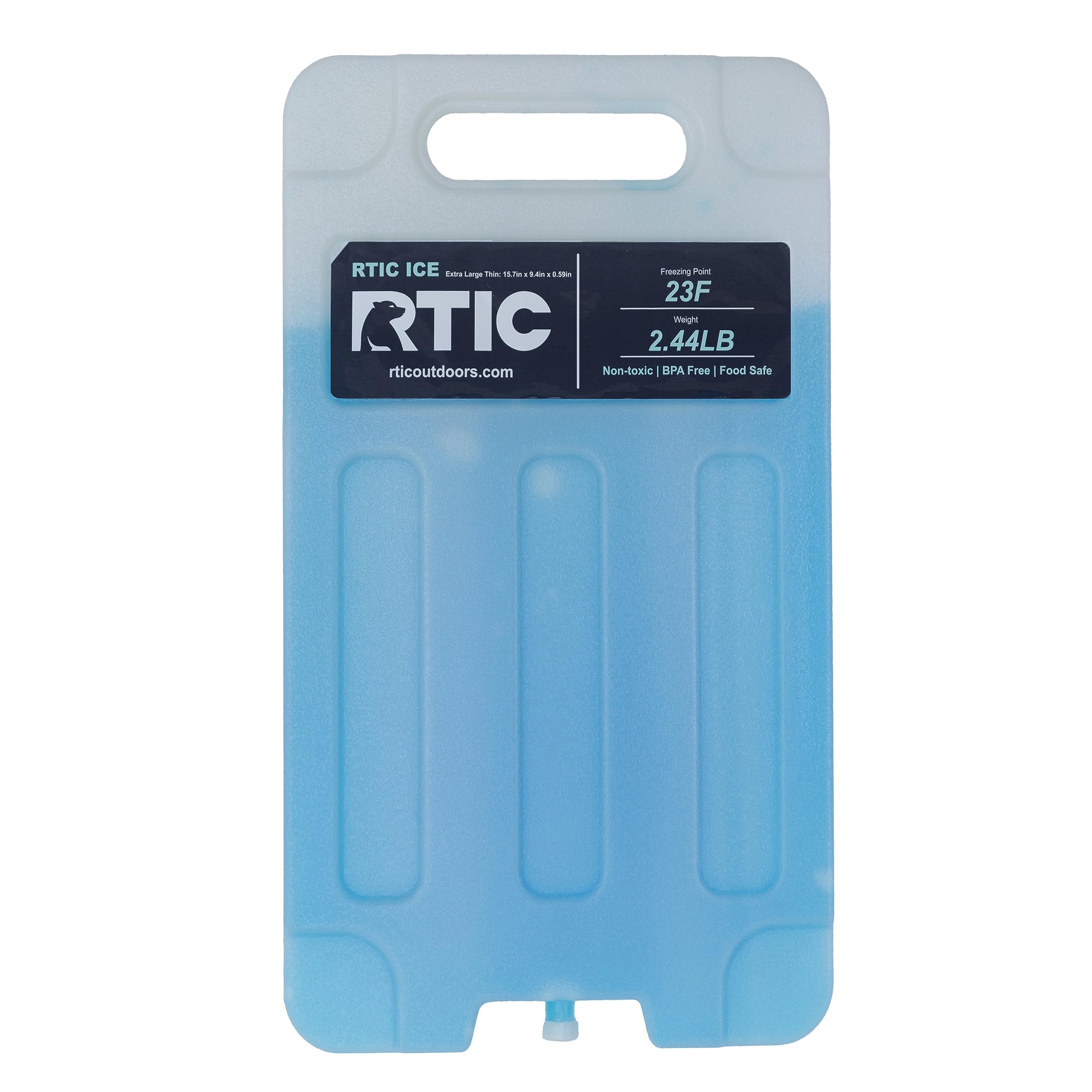 RTIC Chillout Ice Pack Refreezable Reusable for Backpack Cooler, Long-Lasting, Portable for Food, Drinks, Travel