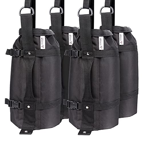 Leader Accessories 4pcs/Pack Canopy Weight Bags Sandbags 30lb/pc Upgrade Huge Capacity