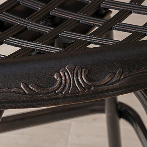 Christopher Knight Home Santa Maria Barstool, Shiny Copper