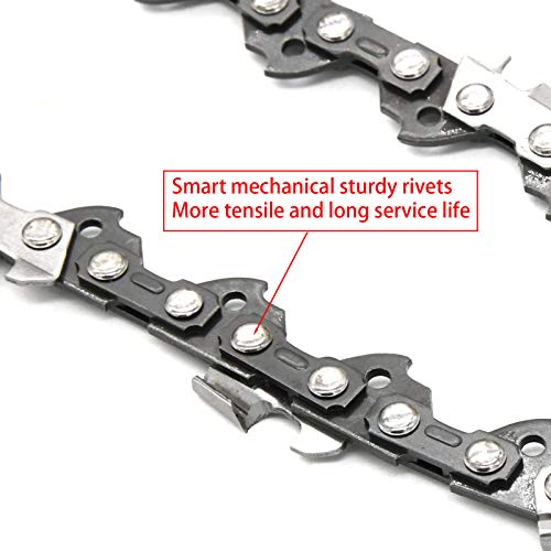 16 inch Chainsaw Chain,3/8 LP .050 Inch 56 Drive Links,compatible fits for Craftsman,Echo,Homelite,Poulan,Remington(Pack of 2)