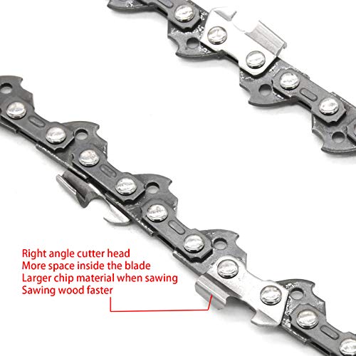 16 inch Chainsaw Chain,3/8 LP .050 Inch 56 Drive Links,compatible fits for Craftsman,Echo,Homelite,Poulan,Remington(Pack of 2)