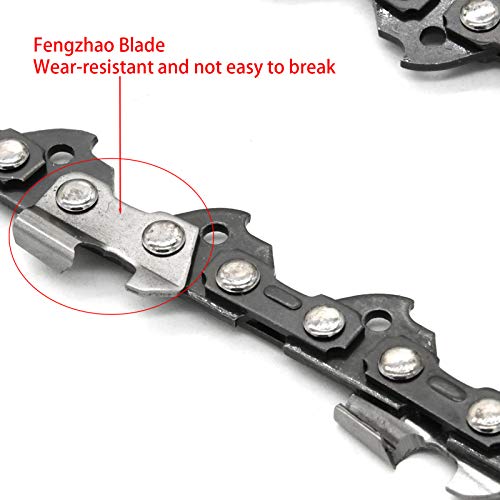 16 inch Chainsaw Chain,3/8 LP .050 Inch 56 Drive Links,compatible fits for Craftsman,Echo,Homelite,Poulan,Remington(Pack of 2)