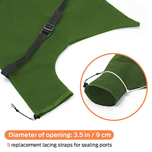 Leaf Blower Bag,Leaf Blower Shoulder Bag with Zipper and Shoulder Strap,Compatible with Blower - Mulcher - Yard Vacuum
