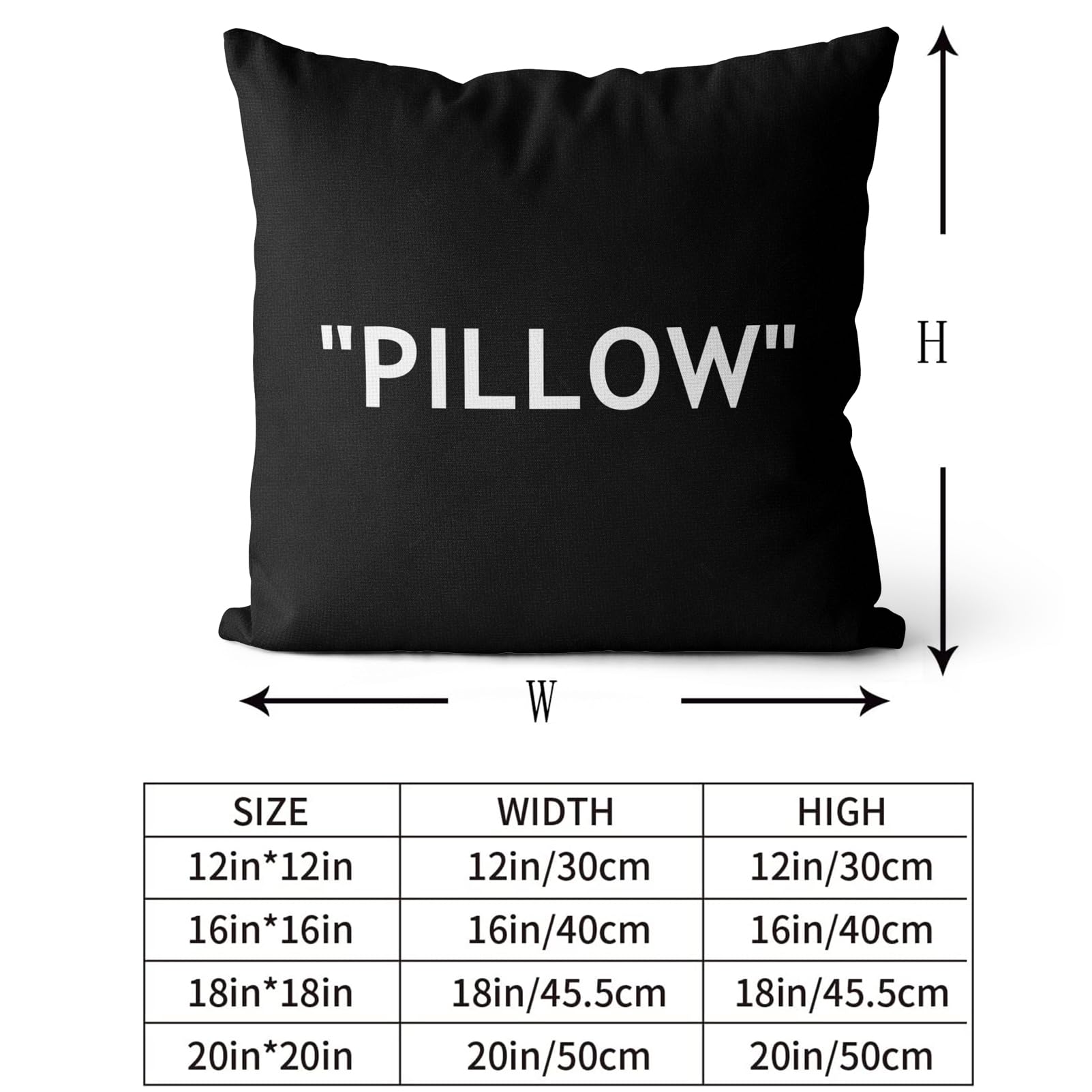 Snycler Hypebeast Room Decor,Off Black Inspired Pillow Quotation Decorative Set of 2 Throw Pillow Cover,Sneakerhead Decor,Square Cushion Case for Home Sofa Couch Decoration 18"×18"