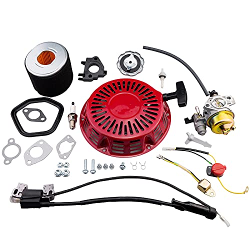 Ruma Carburetor Pull Recoil Starter Ignition Coil Kit for Honda GX340 GX390 GX420 11HP 13HP 16HP Engine