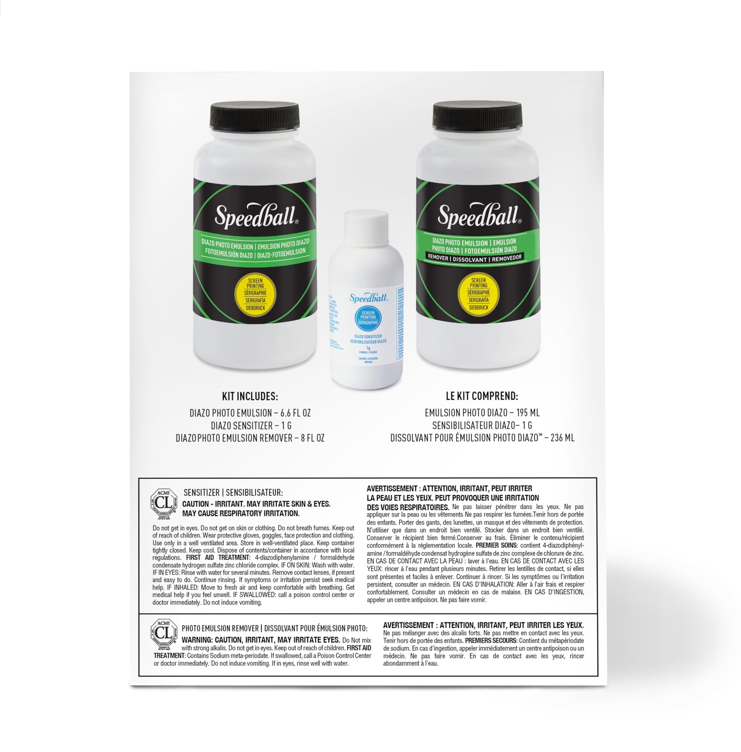 Speedball Art Products 4559 Diazo Photo Emulsion Kit
