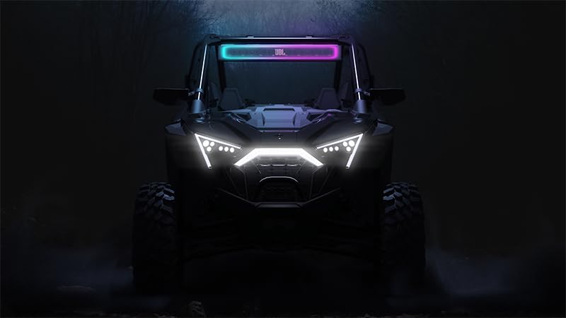 JBL RallyBar S - 21" Bluetooth Universal Outdoor Vehicle Soundbar with Built-in 150w RMS Amplifier, IP66 Water & Dust Resistant, Black