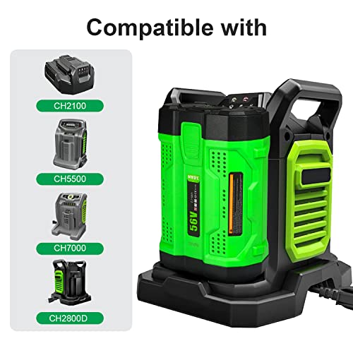 56V 3000mAh Battery Rechargeable for EGO 56V BA2800 BA4200 BA1400, 3.0Ah Lithium Ion Battery Compatible with All Power 56V CS1604 CS1804 CS1403 HT2400 LB6504 LB5804 LB6500 LB4800 PH1400 Tools