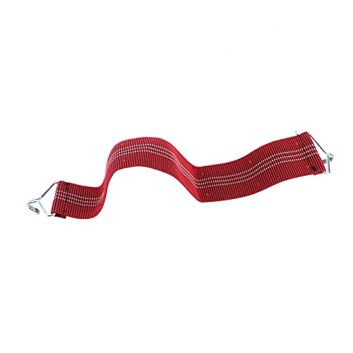 Curqia 3pcs Zero Gravity Chair Accessories Thicken Fabric Reclining Chair Reinforcement Belt Replacement, Red