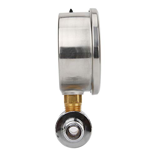 Solimeta 2-1/2" Pressure Washer Pressure Gauge Kit, 3/8 Inch Quick Connect, 5000 psi Pressure Washer, Liquid Filled