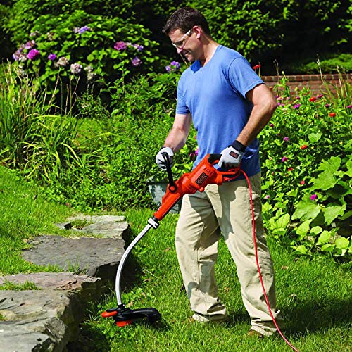 THTEN SF-080 String Trimmer Spool Line Compatible with Black and Decker SF-080-BKP 20ft 0.080" GH3000 LST540 GH3000R LST540B Weed Eater Auto Feed Single Line with 90583594 Cap Covers Parts