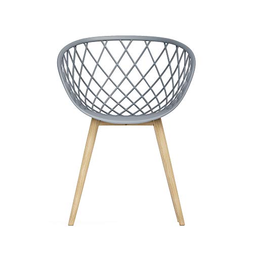 Jamesdar Kurv Set of 2 Chairs, Fashion Gray