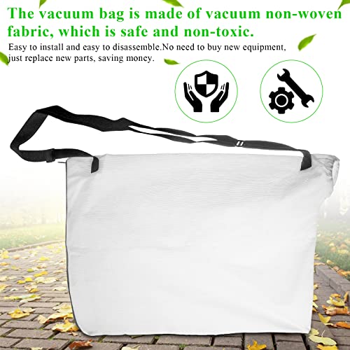 530095564 Blower Leaf Vacuum Bag - for Husqvarna Craftsman Poulan Pro Poulan Weed Eater Roper Sears Rally EHP & Yard Pro 530095599 Leaf Vacuum Bags Bottom Zippered Design- 2 Pack