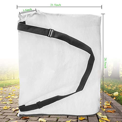 530095564 Blower Leaf Vacuum Bag - for Husqvarna Craftsman Poulan Pro Poulan Weed Eater Roper Sears Rally EHP & Yard Pro 530095599 Leaf Vacuum Bags Bottom Zippered Design- 2 Pack