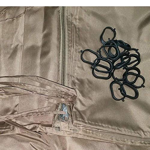 Add Privacy to Your 10 x 12 Gazebo with This 4 Pack of Easy to Install Privacy Panel Side Walls Including Snap-on Rings