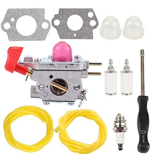 C1U-W43 Carburetor w Fuel Filter for Poulan Weedeater BVM200FE Leaf Blower Craftsman 358794770 358794780 358794765 358794774 358794773 944518250 944518252 358794700 545081857