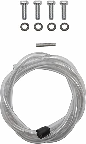 OEM Technologies 90028 Horizontal Axial Cam Replacement Pressure Washer Pump Kit, 3300 PSI, 2.4 GPM, 3/4" Shaft, Includes Hardware and Siphon Tube, for Residential and Industrial Gas Powered Machines, Silver