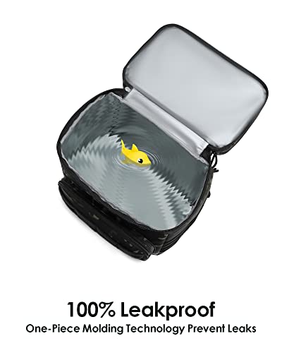 Cooler Backpack Insulated Waterproof Leak Proof - TACTICISM Lunch Backpack for Men 33 Cans MOLLE Soft Sided Protable Cooler Bag for Work Beach Camping Fishing Hiking Picnic Kayaking Gear, Black Camo
