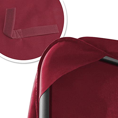 Swing Canopy Replacement, Waterproof Swing Top Cover Canopy Replacement Garden Patio Porch Yard Outdoor, Top Cover Only (74'' x 45'') (Burgundy)