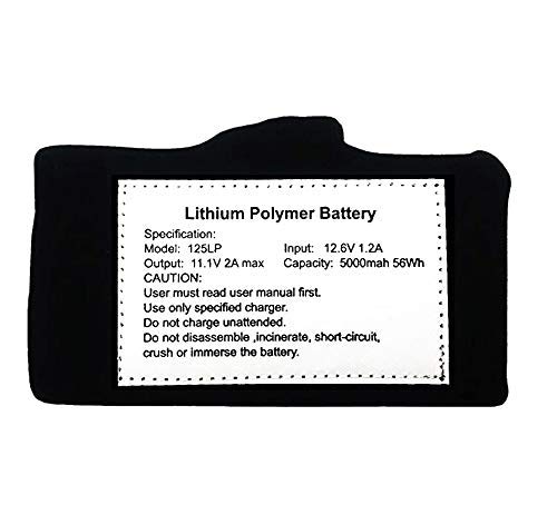 HomWanna 12V Heated Jacket Battery Li-Polymer Replacement 12V Heated Vest Batteries Pack Fit for Milwaukee PROSmart Dewalt Craftsman Revean M12 Heating Jackets (5000mAh)