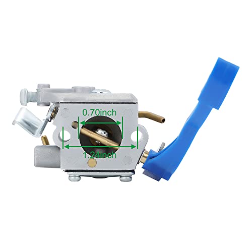 Milttor 590460102 545081811 Carburetor for Husqvarna 125B 125BX 125BVX 28CC Handheld Leaf Blower Zama C1Q-W37 Carb 545112101 581798001