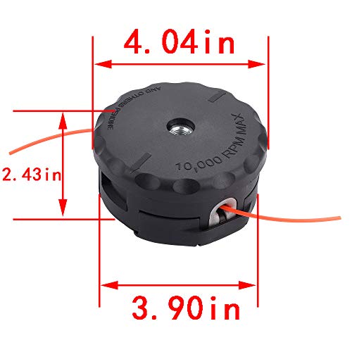 Panari Trimmer Head for Echo Weed Eater SRM225 SRM211 PAS210 PAS211 PAS225 PAS230 PAS231 PAS260 PAS265 Speed Feed 400 SRM Series Straight Shaft Bump Head