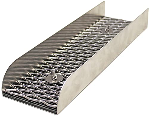 Sluice Fox Pocket Gold Sluice Box - 12 inch Portable Aluminum Alloy Mini Sluice Box with Miner's Moss and Sluice Box V Matting - Prospecting Gold Sluice for Gold panning Tool Kits