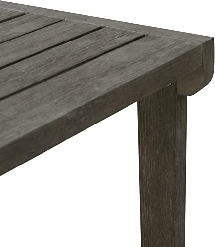 VIFAH V1843 Renaissance Outdoor Patio Wood Side Table
