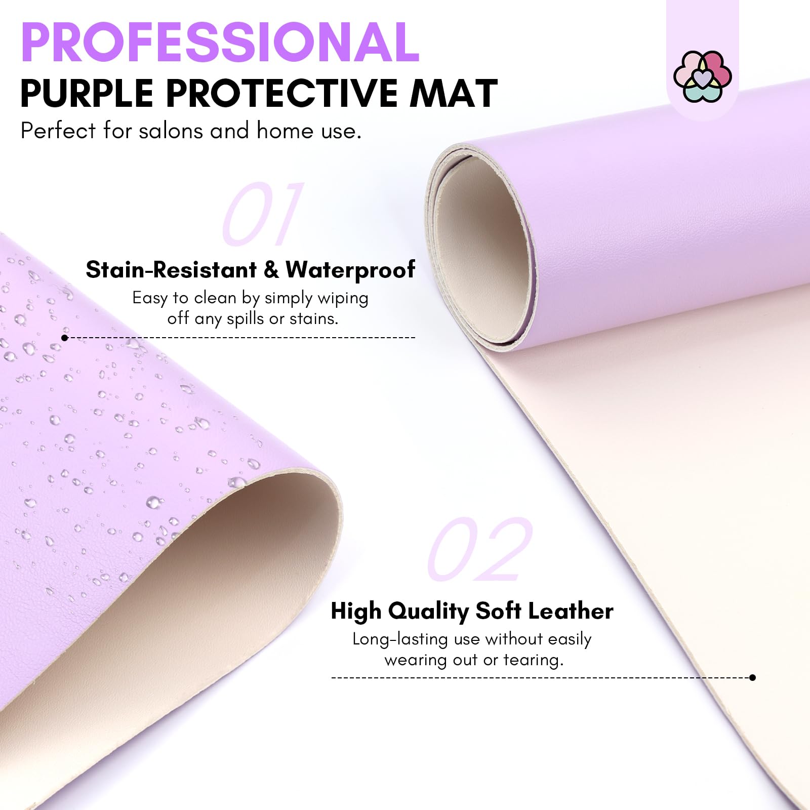 SAVILAND Arm Rest for Nails Tech Professional, Hand Rest for Nails Tech Purple Super-Comfort Big Nail Arm Restwith Microfiber Leather Mat Height Hand Pillow Cushion Nail Supplies Salon Manicure