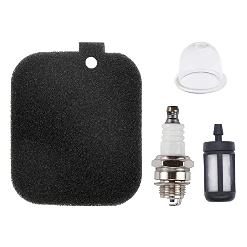 Aylux BG55 Air Filter with Fuel Filter Spark Plug Primer Bulb Tune up Kit for Stihl Blower BG45 BG46 BG55 BG65 BG85 SH55 SH85 BR45C Replaces 4229 120 1800
